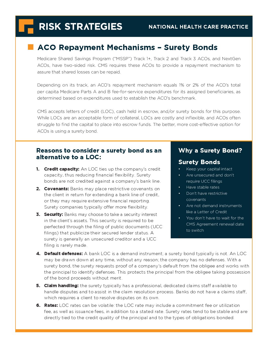 Risk-Strategies-ACO-Resources – Surety_Bonds 2019 | VBCExhibitHall Library