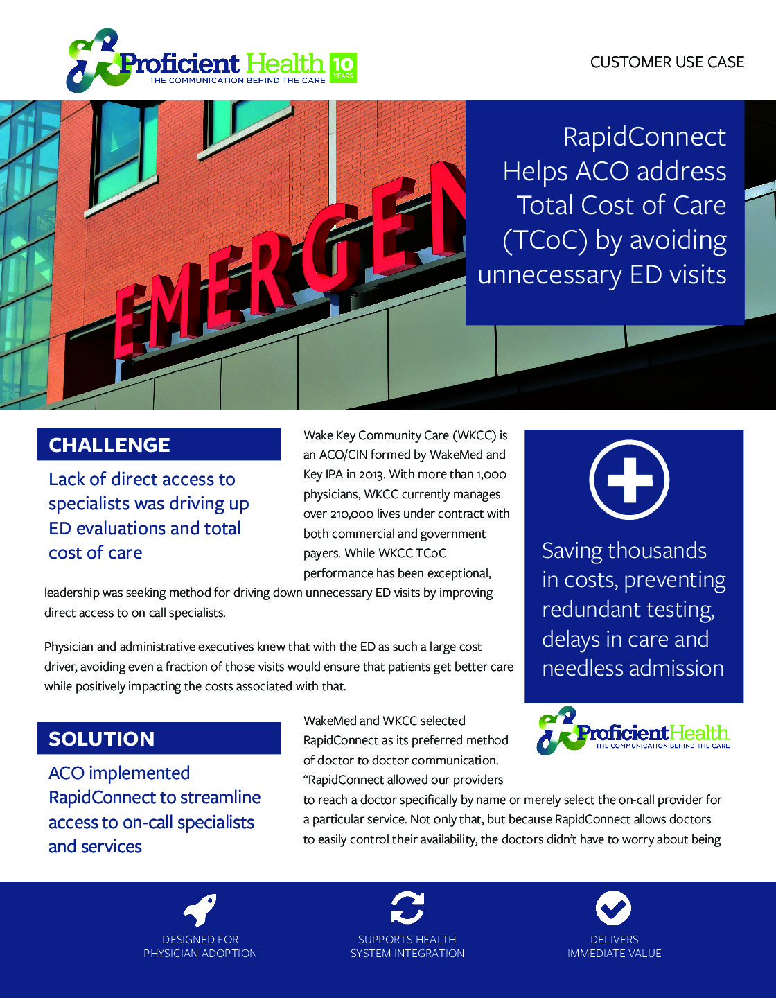 Proficient Use Case_ED Avoidance | VBCExhibitHall Library