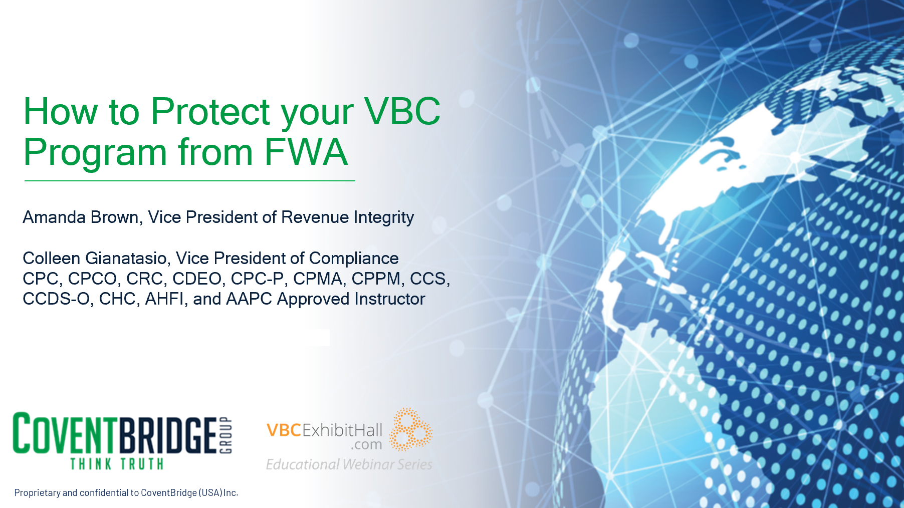 RECORDED WEBINAR: Connecting the Dots: VBC, Revenue Integrity, and FWA in an Integrated ...